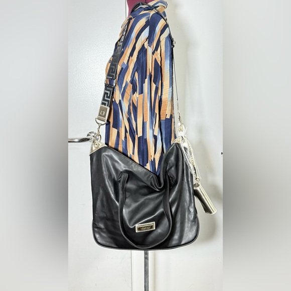 Versace | Bags | Versace Perfume Tote Bag Holdall Weekender Black ...